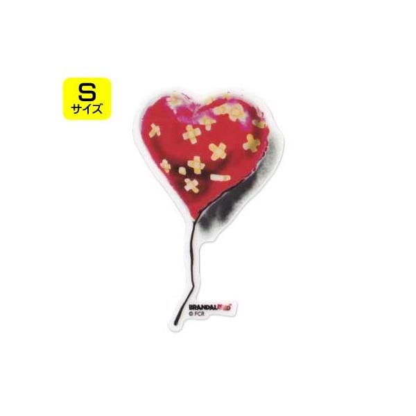 バンクシーのステッカーになります。正体不明のストリートアーティスト、BANKSY。社会風刺をテーマにしたメッセージ性の強いアートで有名ですね！世間を謎のアートで描き乱すバンクシーデザインのステッカーです♪コチラは「Bandaged Hear...