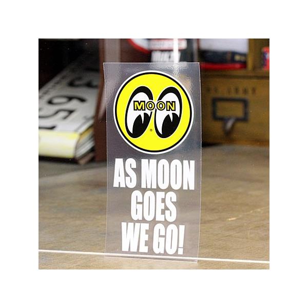 【ご注意】ゆっくりとフイルムを台紙から剥がしてください。台紙にステッカーが貼り付いて剥がれにくい場合がございます。台紙を丸めるように剥がしてください。ムーンアイズのステッカーになります。アメリカのホットロッドカルチャーを牽引するムーンアイズ...