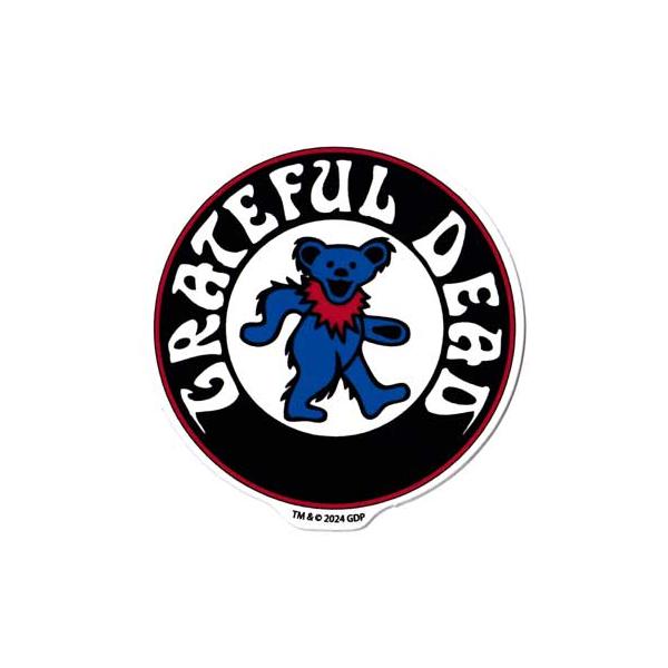 グレイトフルデッドのステッカーになります。ヒッピーやサイケデリック文化を代表するバンド、Grateful Dead。アメリカを代表する伝説的バンドのステッカーです。コチラは人気のデッドベアが登場するサークルステッカー。屋内外で使用可能なビニ...