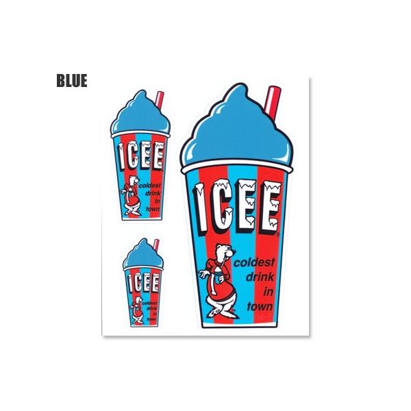 アイシー(ICEE)のステッカーになります。1957年にスタートしたアメリカのフローズンドリンクブランド、アイシー(ICEE)。フルーツフレーバーを効かせたシェイクのようなドリンクです。日本でもスラーピーなんてありましたよね！こちらはフロー...