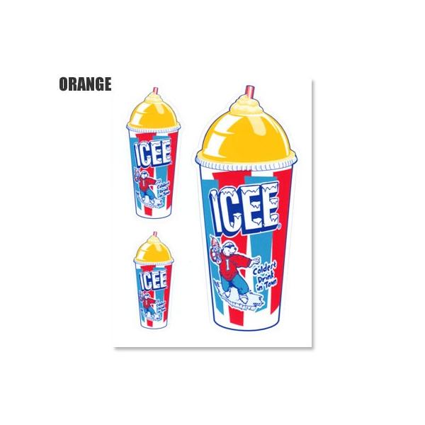 アイシー(ICEE)のステッカーになります。1957年にスタートしたアメリカのフローズンドリンクブランド、アイシー(ICEE)。フルーツフレーバーを効かせたシェイクのようなドリンクです。日本でもスラーピーなんてありましたよね！こちらはNEW...