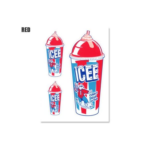 アイシー(ICEE)のステッカーになります。1957年にスタートしたアメリカのフローズンドリンクブランド、アイシー(ICEE)。フルーツフレーバーを効かせたシェイクのようなドリンクです。日本でもスラーピーなんてありましたよね！こちらはNEW...