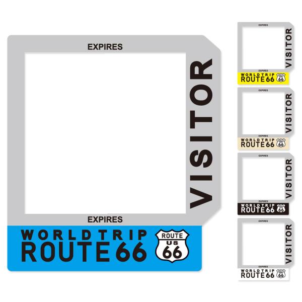 車検シールをアメリカンに大変身できるインスペクションステッカーです。アメリカのマザーロード、ルート６６で愛車の顔をオシャレにドレスアップ！車検ステッカーに被せて貼るだけの簡単アクセサリー♪まるでルート６６をドライビングしているかのような気分...
