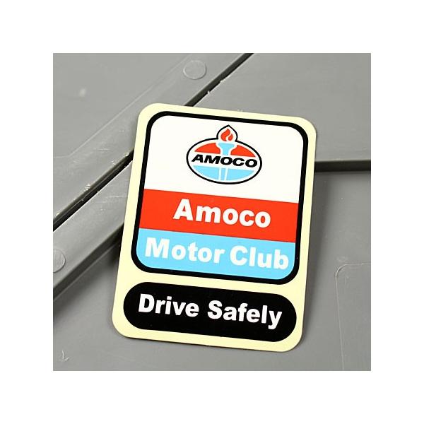 アメリカンレーシングステッカーになります。小さめサイズながら330円（税込）の格安ステッカーです♪こちらは創業が１９世紀というアメリカの燃料系オイルブランド、アモコ。ガソリンスタンドが有名で古き良き時代を駆け抜けたオイルカンパニーですね♪モ...