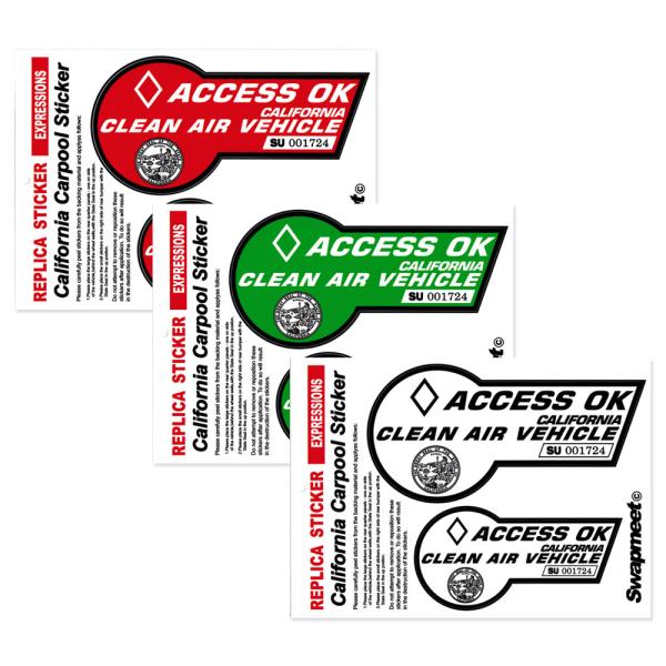 カリフォルニアビークルステッカーになります。アメリカの車やバイクには様々な車両管理ラベルが貼ってありますよね！見ためは地味ですがコレがまた結構なアメリカ臭を漂わせます♪こちらはカープール（相乗り）ステッカー。相乗り車両でなくてもカープールレ...