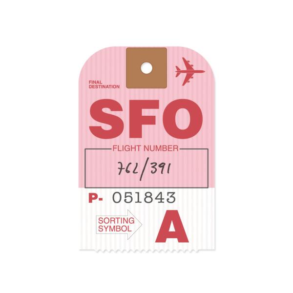 ヴィンテージバゲージラベルステッカーです。空港で荷物を預けると判別の為に取り付けられるバゲージラベル。近年は味気のないものですが、古き良き時代にはデザインが溢れていました。そんな荷物ラベルをモチーフにしたレトロなステッカーです♪屋内外で使用...