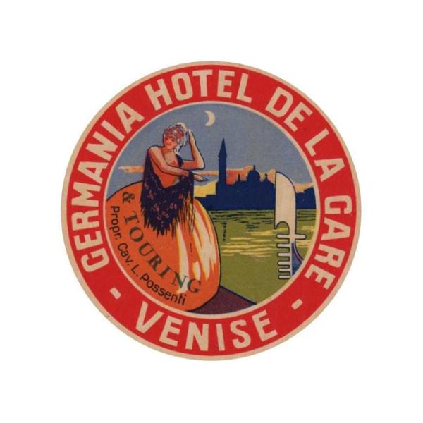 ヴィンテージホテルズステッカーです。古き良き時代、宿泊客に配布されていたホテルステッカー。風景や名所、ロゴなど魅力あるデザインで再訪を促す広告のようなラベルです♪そんなレトロな雰囲気バツグンの復刻ステッカーです！ウォールステッカーなどに使わ...