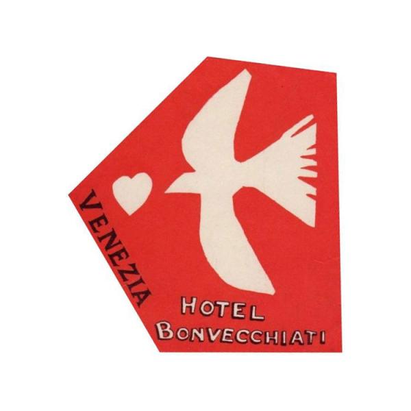 ヴィンテージホテルズステッカーです。古き良き時代、宿泊客に配布されていたホテルステッカー。風景や名所、ロゴなど魅力あるデザインで再訪を促す広告のようなラベルです♪そんなレトロな雰囲気バツグンの復刻ステッカーです！ウォールステッカーなどに使わ...