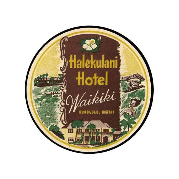 ヴィンテージホテルズステッカーです。古き良き時代、宿泊客に配布されていたホテルステッカー。風景や名所、ロゴなど魅力あるデザインで再訪を促す広告のようなラベルです♪そんなレトロな雰囲気バツグンの復刻ステッカーです！ウォールステッカーなどに使わ...