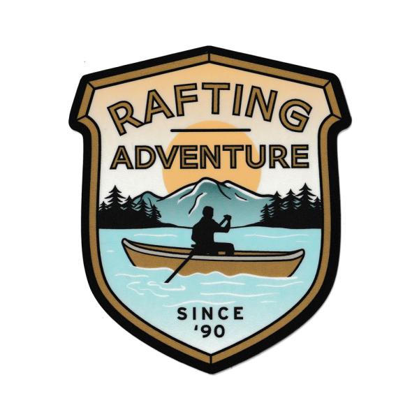 アメリカンビンテージなアウトドアステッカーです。ストレスフルな毎日から離れ、自然と触れ合い癒しを得る、アウトドア。拘りのキャンプギアをチョイスして手作りのキャンプ料理、、なんてイイですよね！そんな癒しの空間を盛り上げるステッカーです！キャン...