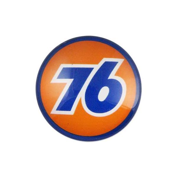 アメリカンなラウンドマグネットになります。プックリとドーム型になったレトロ感のあるマグネットです。アクセサリーとしてはもちろん、メモを挟んで冷蔵庫にポンっもイイでしょう。デザインはアメリカの燃料系オイル、ユニオン７６（ナナロク）。キャビネッ...