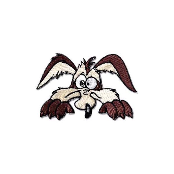 ワイリー・コヨーテのワッペンになります。一部に熱狂的なファンを持つアメリカンキャラクター、ワイリー・コヨーテ。こっぴどくやられたコヨーテの表情が可愛らしいデザイン♪アイロンの熱で生地に接着できるアイロンワッペンです。シャツやジャケット、バッ...