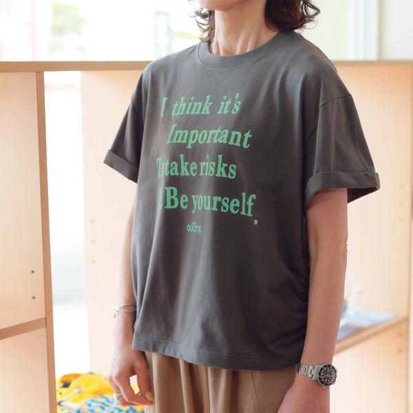 Boutique Ordinary(ブティークオーディナリー)から一枚でお洒落見えさせてくれるTシャツが届きました。ふわっと柔らで適度な厚み備えたコットン天竺素材は肌触りと吸湿性そしてボディーラインを拾わないのが特長です。デザインは印象的な...