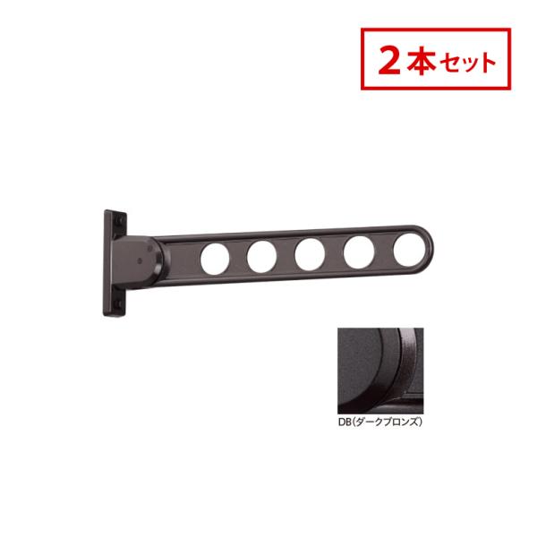 川口技研 ホスクリーン 屋外窓壁用 物干 ものほし HK-55-DB 2本セット ダークブロンズ HK型 55cm 屋外用 洗濯 ランドリー爆買