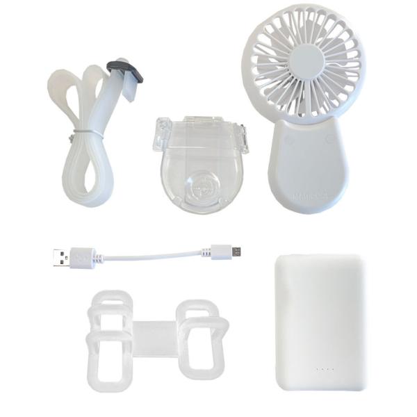 【キーワード】熱中症対策 暑さ ヘルメット 送風 ファン 夏 現場 首 冷やす マイファンプラス 工場 作業 熱中症 温度 湿度 労働 マグネット 屋外 冷却 大作商事爆買