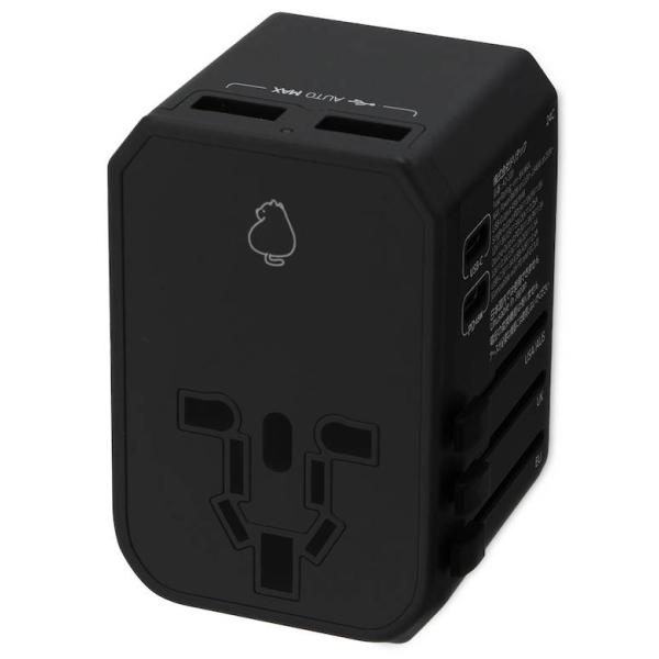 [キーワード]トラベルアダプター 海外 変換プラグ 旅行 便利 Aタイプ Oタイプ BFタイプ Cタイプ USB type-c アメリカ 中国 ヨーロッパ オーストラリア AD-100BK ドリテック