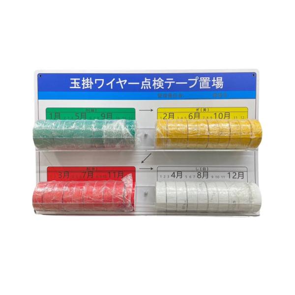 [キーワード]みぎあしボード(玉掛ワイヤー点検テープ置場) 便利 おすすめ 結一産業 YUYPRO爆買