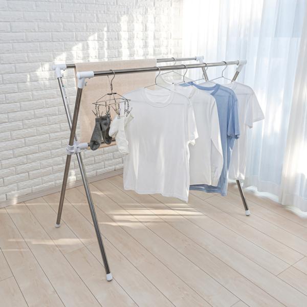 【キーワード】ものほし 洗濯物 布団干し ふとんほし 室内 ベランダ コンパクト 大容量 FDX-40S 積水樹脂 セキスイ爆買