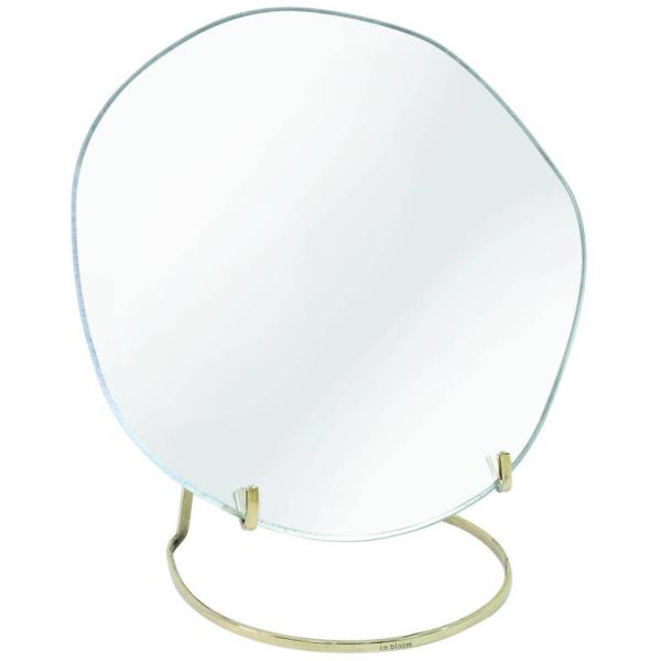 [キーワード]インブルーム　ブラススタンドミラーＬ おしゃれ シンプル インテリア クレエ爆買