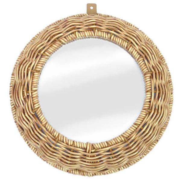 [キーワード]ユティルナイール　ラウンドミラー 水洗い可能 ナチュラル 水はけ おしゃれ シンプル インテリア クレエ爆買