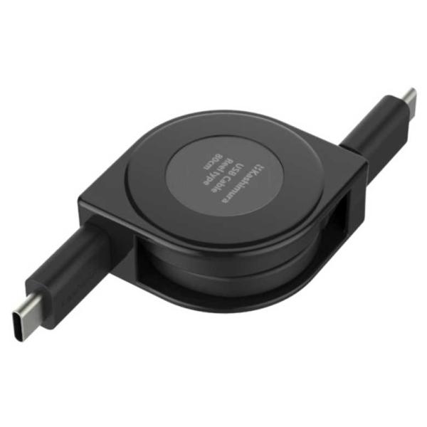 [キーワード]USBケーブル リールPD60W C-C ブラック カーチャージャー スマホ充電器 カー用品 カシムラ爆買