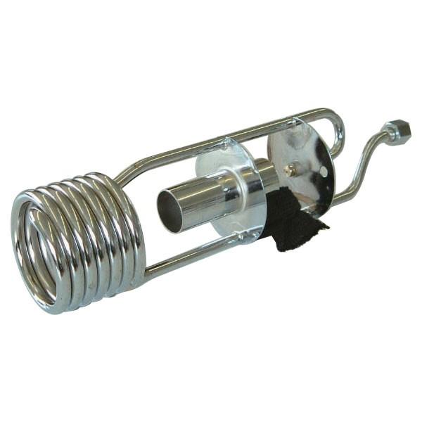 【用途】新しい気化器と交換に。【特長】気化器(予熱パイプ)は消耗品です。使用前に灯油がノズル以外の気化器からにじみ出る場合、また燃焼中青色の火炎の中に赤い炎が出るような場合は、気化器に部分的に穴があき破損したと思われます。このような場合は新...