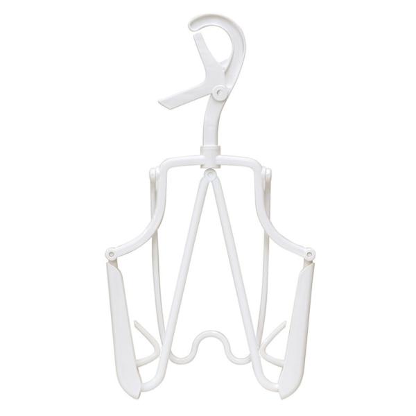 [キーワード]折りたたみ式パーカーハンガー　ホワイト爆買