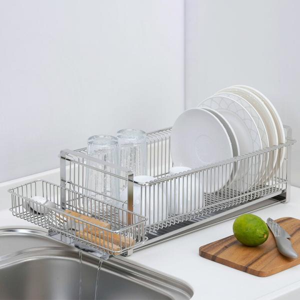 縦置き スリム ステンレス 大容量 かぞく カトラリー 箸 水 水切り シンプル 作業台 燕三条 新潟爆買