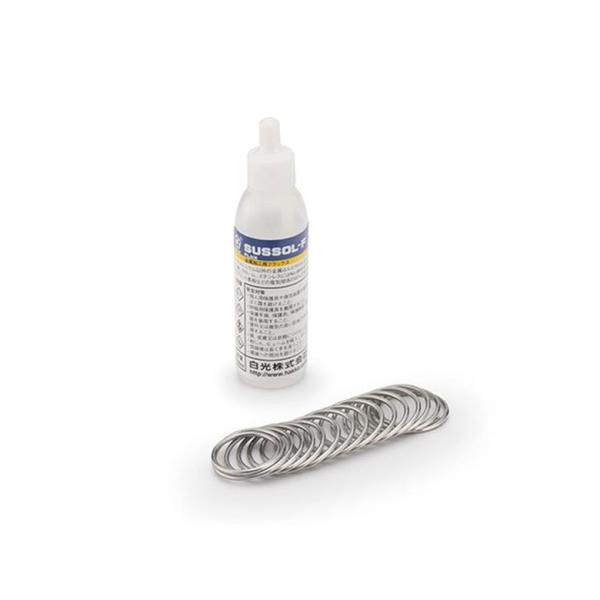 【商品情報】●金属用フラックス20mL●ヤニなしはんだ付/ すず60% Φ1.6mm × 1m(20g)※鉛入りはんだのため、欧州RoHS対応ではありません。【商品仕様】●ヤニなしはんだ付き●【内容量】:20ml、ヤニなしはんだ/ すず60...