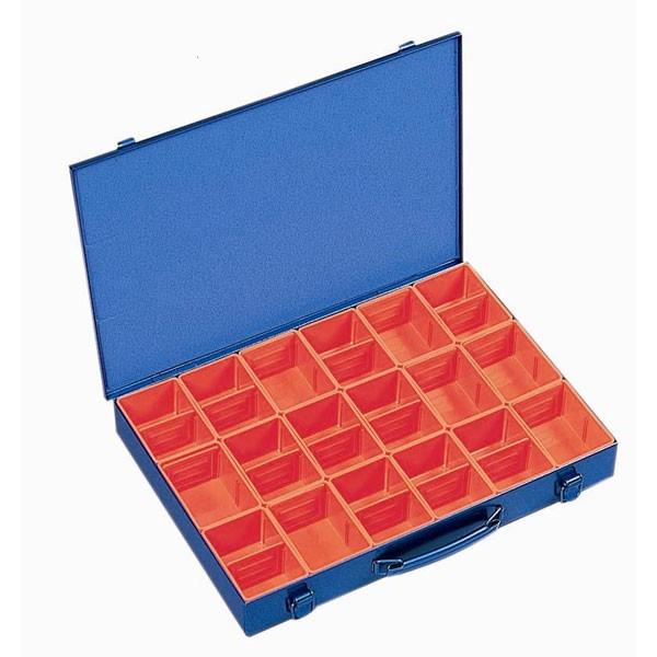 ●小物、部品をすっきり収納可能です。●パーツ専用ボックス【商品情報】●外寸（ｍｍ)間口Ｘ奥行Ｘ高さ：430×303×54 ●有効内寸（ｍｍ)間口Ｘ奥行Ｘ高さ：425×300×53 ●商品重量：3400g ●色：ブルー ●材質：スチール ●原...