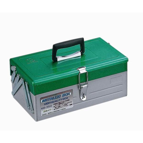 ●プロが使うツールボックスです。●スチール製で熱にも強く大変丈夫です。●中皿パーツ移動防止（仕切板ロック機能付）　●工具から小物類まで収納可能。【商品情報】●外寸（ｍｍ)間口Ｘ奥行Ｘ高さ：350×200×150 ●有効内寸（ｍｍ)間口Ｘ奥行...