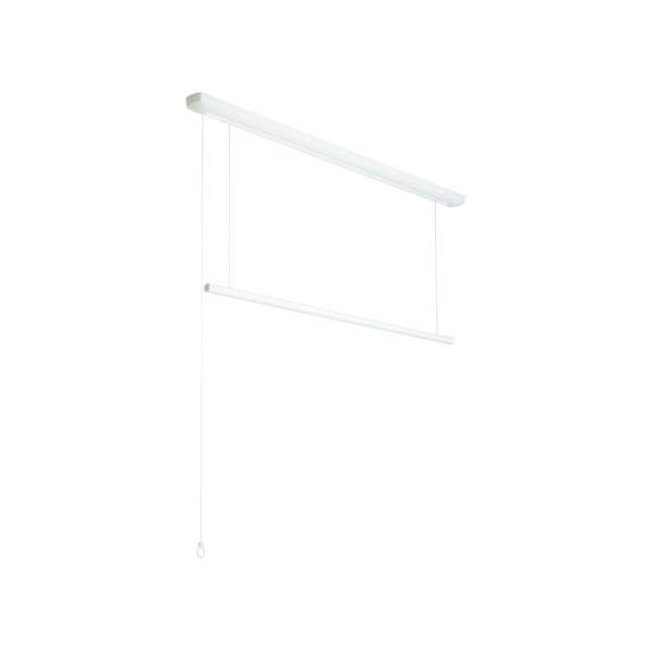 川口技研 ホスクリーン 室内用天井付 UTM型 昇降式 ヒモタイプ 紐 UTM-S-W 屋内用 洗濯 ものほし爆買