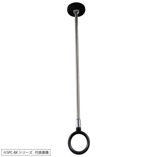 川口技研 ホスクリーン 室内用 物干 ものほし SPC-BK 1本 SPC型 スタイリッシュ ブラック 天井 スポット型 標準サイズ 屋内用 洗濯 ランドリー爆買