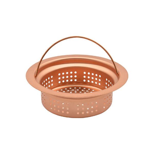 【これカモ】あなたの悩みにピッタリの商品があるカモ？シリーズ。【商品説明】■キッチンの排水栓用の浅型ゴミカゴです。■銅イオンの殺菌効果でヌメリやにおいを防ぎます。■取っ手が付いているので、取外しが簡単です。■浅型ゴミカゴなので、こまめなゴミ...