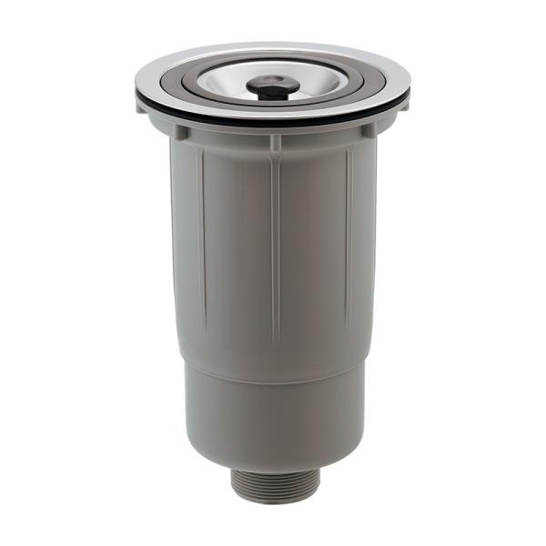 【商品情報】●キッチン用の流し台排水トラップです。【特長】●取付穴径:158ミリ(絞り段外径181ミリ)●取付はさみ込み厚:最大1.5ミリ●対応排水口径:180ミリ●水を溜めることができるので、つけ置き洗いなどに便利です。●マンションやアパ...