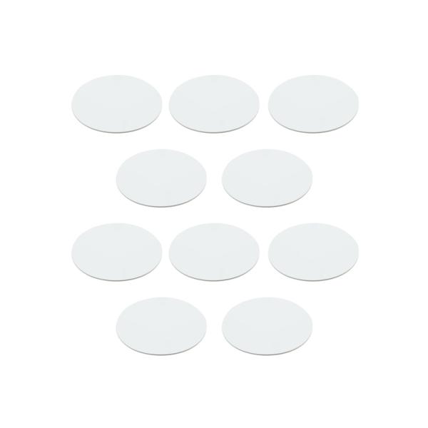 【商品情報】●壁面や床の配管貫通穴を隠す外径61ミリの化粧プレートの10枚入りです。【特長】●シンクやキッチン下など、主に使用しなくなった屋内配管の穴をふさぐための塩ビ製プレートです。●裏面はのり付きなので、貼り付けるだけで簡単に施工できま...