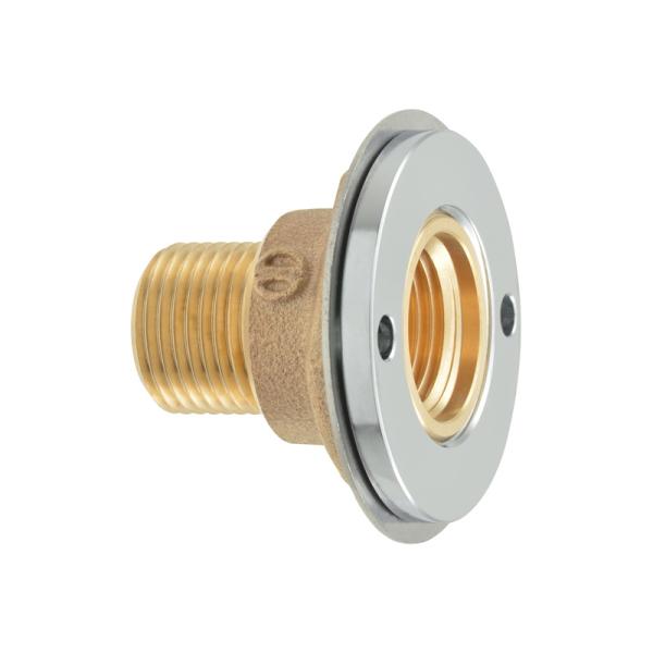 【商品情報】●配管穴に取付け、Rp1/2ネジを取出すためのユニット取出し金具です。●特長:締付けには排水口レンチ(GA-KH015)などをご使用ください。●フットバルブと組合わせることで、蛇口のハンドルに触れることなく衛生的に吐水・止水する...