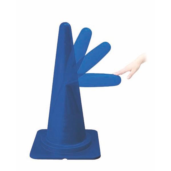 優れた復元力で、車等に踏まれても破損しにくいコーン。爆買