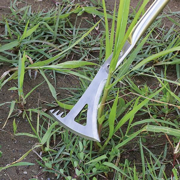 【商品説明】●カートに座りながらの作業にちょうどいい長さです。●サビにくいステンレス製●300柄●刈る・抜く・切る。【商品詳細】●本体：ステンレス特殊鋼●パイプ：ステンレス鋼●グリップ：PVC爆買