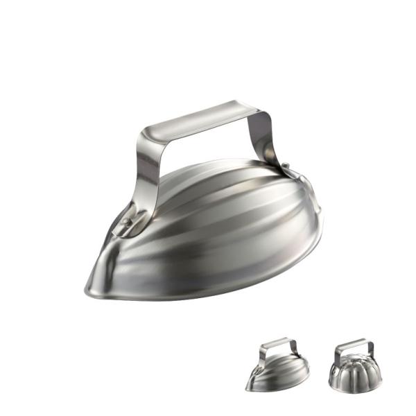 ●ものづくりの街「燕三条」の製菓器具。【商品情報】●レトロなライス型。【商品仕様】●材質：ステンレススチール●サイズ：W150×D85mm●容量：約240cc爆買