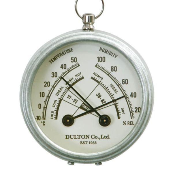 [キーワード]DULTON ダルトン | サーモハイグロメーター 温湿度計 温度計 湿度計 ラウンド