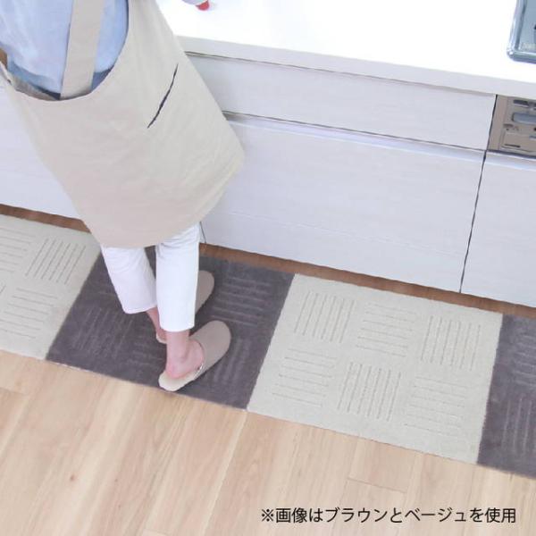 【キーワード】ジョイントマット キッチン マット 45cm×60cm ペット ロボット掃除機 対応 吸着 洗濯 ほつれにくい 滑り止め 台所 日本製 カーペット ピタプラス オカ爆買