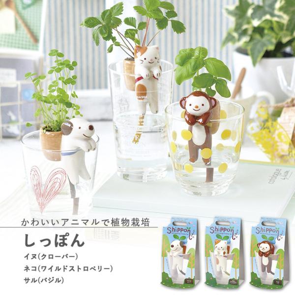 しっぽから水を吸い上げ背中のカゴの中で植物を育てる「しっぽん」。水やりがかんたんな底面給水システムで動物たちと一緒に植物を育てよう！【Shippon(Self-Watering of Animal tail) バリエーション】■GD-660...