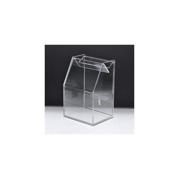 幅：120mm　奥行：97mm　高さ：179mm　国産透明アクリル3mm厚　南京錠付【発送日につきまして】数量により変更有となります事をご了承の上ご注文ください。※お振り込みの場合、確認後の日数となります。 (数量により変更有)お支払い方法...