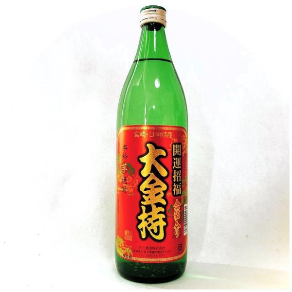 開運招福 お祝に最適大金持＜芋＞宮崎の名水「桜井水」を仕込み・割り水に使用したクセのない爽やかな味わいで金箔入りの縁起のいい芋焼酎です。酒類：芋焼酎度数：20度容量：900ml井上酒造