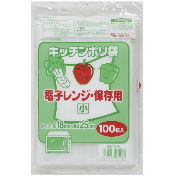 電子レンジ用保存袋です。高密度素材を採用しているので、薄くても強い商品です。サイズ：0.01厚×180×250ミリメートル材質：高密度ポリエチレン入数：100枚入×180冊