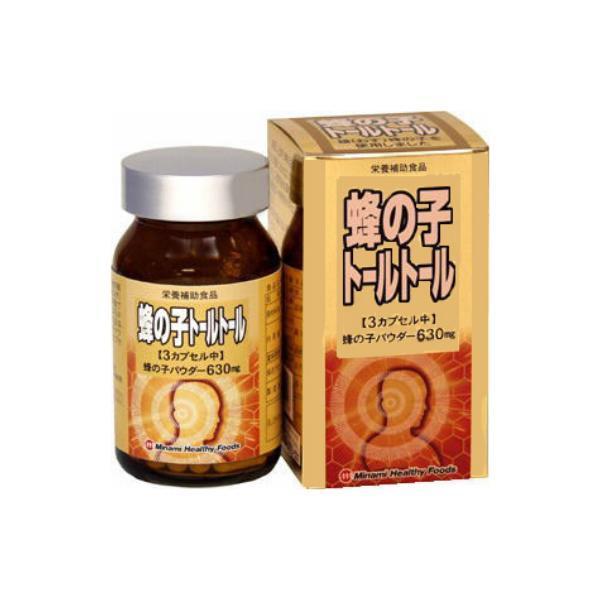 ローヤルゼリーや花粉を摂って育った産卵後18〜21日目のミツ蜂の雄の子のみ使用。成分を損なわないように真空凍結粉末にしハードカプセル化しました。商品名蜂の子トールトール内容量377mg（内容量300mg）×90カプセル　（約30日分）1日の...