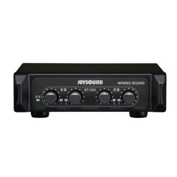 商品名デジタルワイヤレスマイクレシーバー　WT-6500商品詳細外形寸法159(幅)×49(高さ)×129(奥行)mm重量約545g消費電力4.5W付属品ACアダプタ（AC-WT6500）、受光センサー（WS-D5）、 接続ケーブル（RCA...
