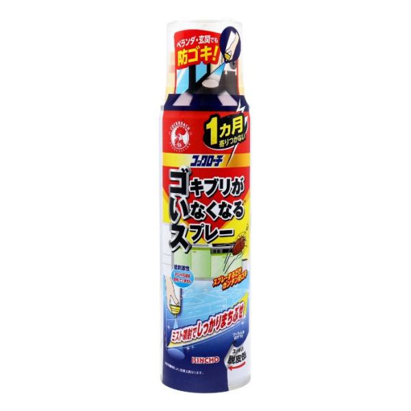 商品説明●スプレーするだけのゴキブリ予防。金鳥独自の残効処方で、効果が約1ヵ月持続。●ゴキブリがいなくなるスプレーの効果・ゴキブリを待ち伏せ、駆除：ゴキブリの通り道やよく出る所にあらかじめスプレーしておけば、薬剤に触れたゴキブリを駆除します...