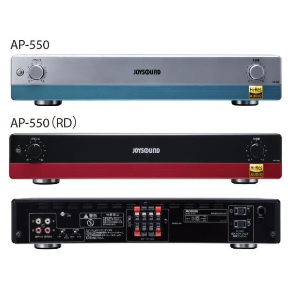 商品名パワーアンプ AP-550 / AP-550（RD）商品詳細【外形寸法】420(幅)×80(高さ)×233(奥行)mm（突起物含む）【重量】約5.6kg【電源電圧】AC100V 50/60Hz【消費電力】約83W【特徴】●最大出力　1...